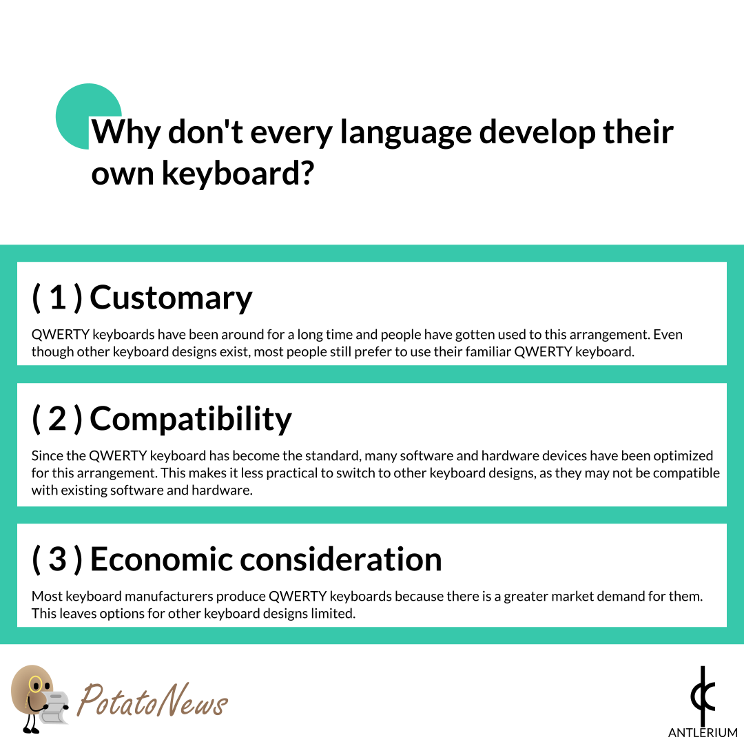 Why Are All Keyboards English Keyboards? - Antlerium